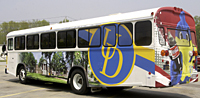 Campus shuttle bus system overview