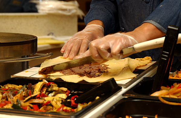 Crepes on Scrounge menu 3 days a week