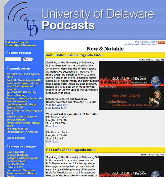 UD podcasts are a hit