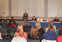 Off-campus security concerns voiced at town meeting