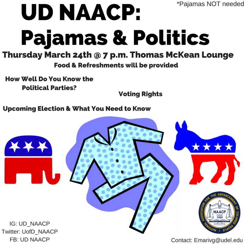 UD NAACP to present discussion on elections, parties, voting rights
